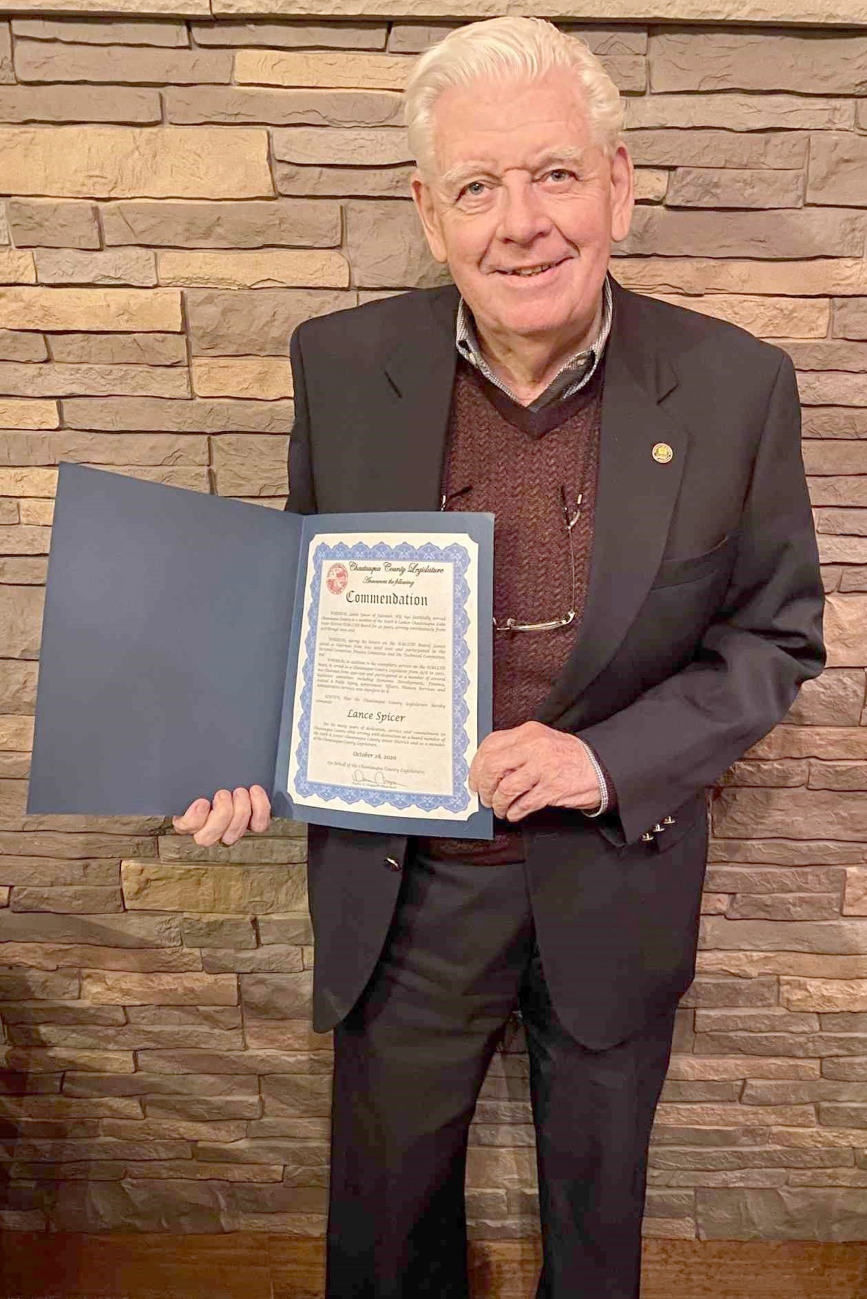 Lance Spicer honored by county legislature | News, Sports, Jobs ...